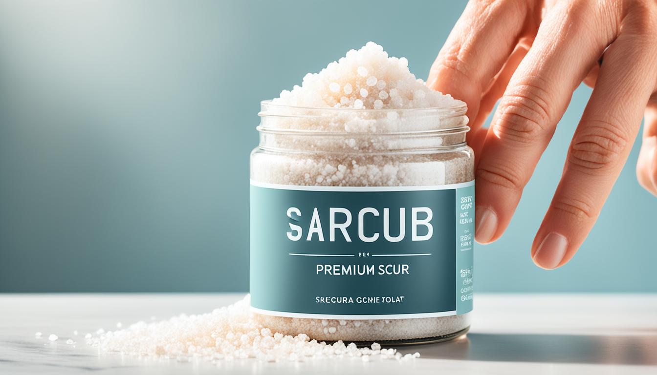 Premium Sugar and Salt Based Body Scrub: Exfoliate Hard Working Men's Skin